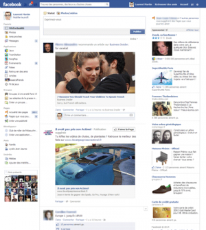 Découvrir l'interface de Facebook - Aussitot.fr